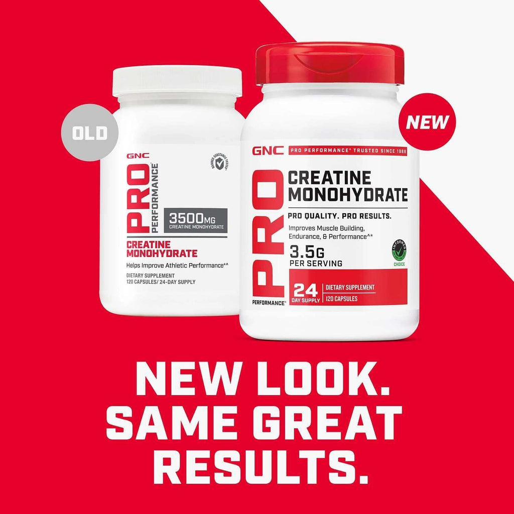 120 capsules of creatine monohydrate