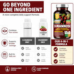 120 capsules of D-Mannose for daily use