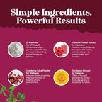 120 capsules of D Mannose with cranberry