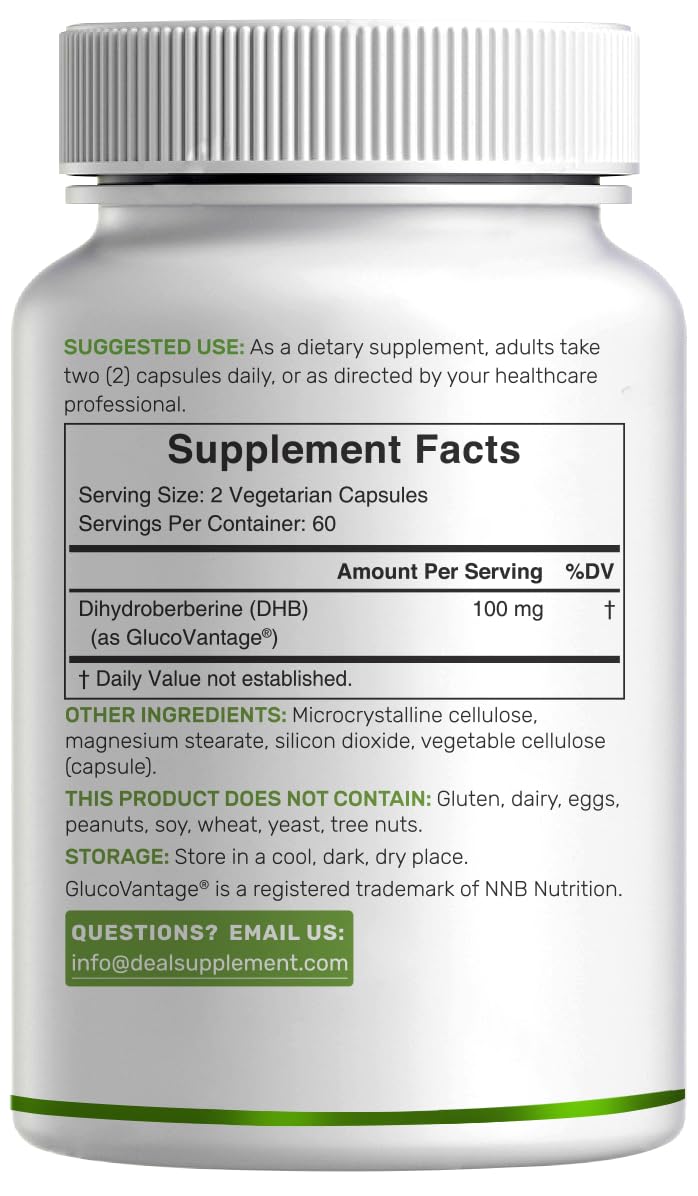 120 capsules of Dihydroberberine goodness