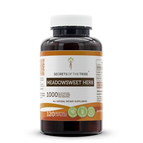 120 capsules of dried meadowsweet