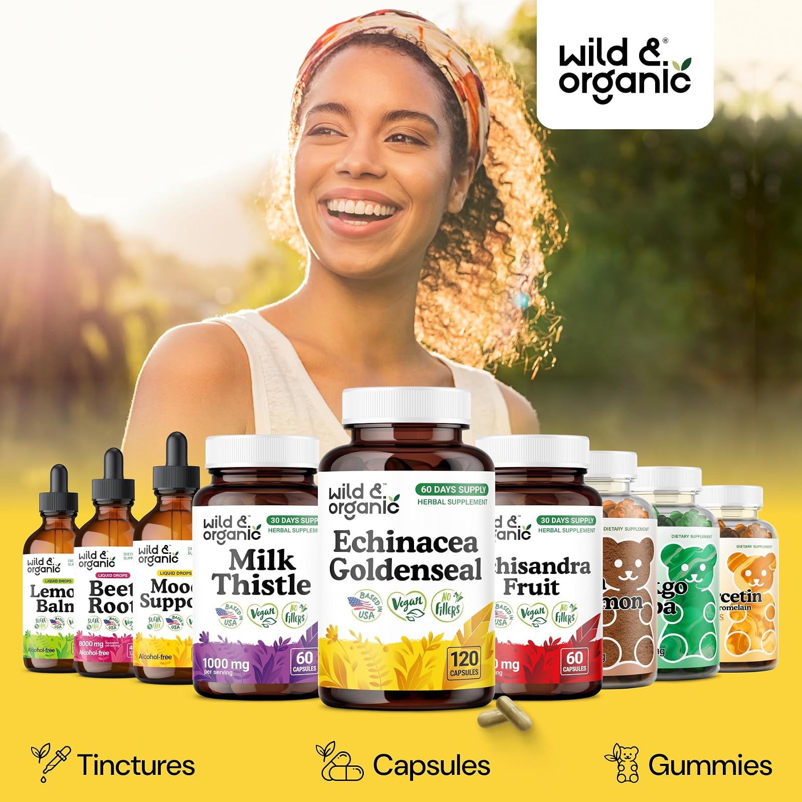 120 capsules of echinacea goldenseal
