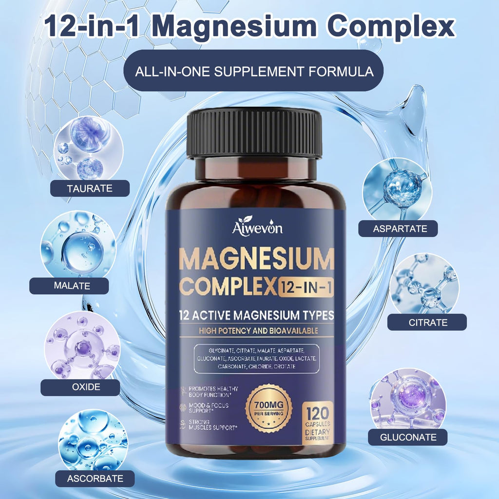 120 capsules of essential magnesium