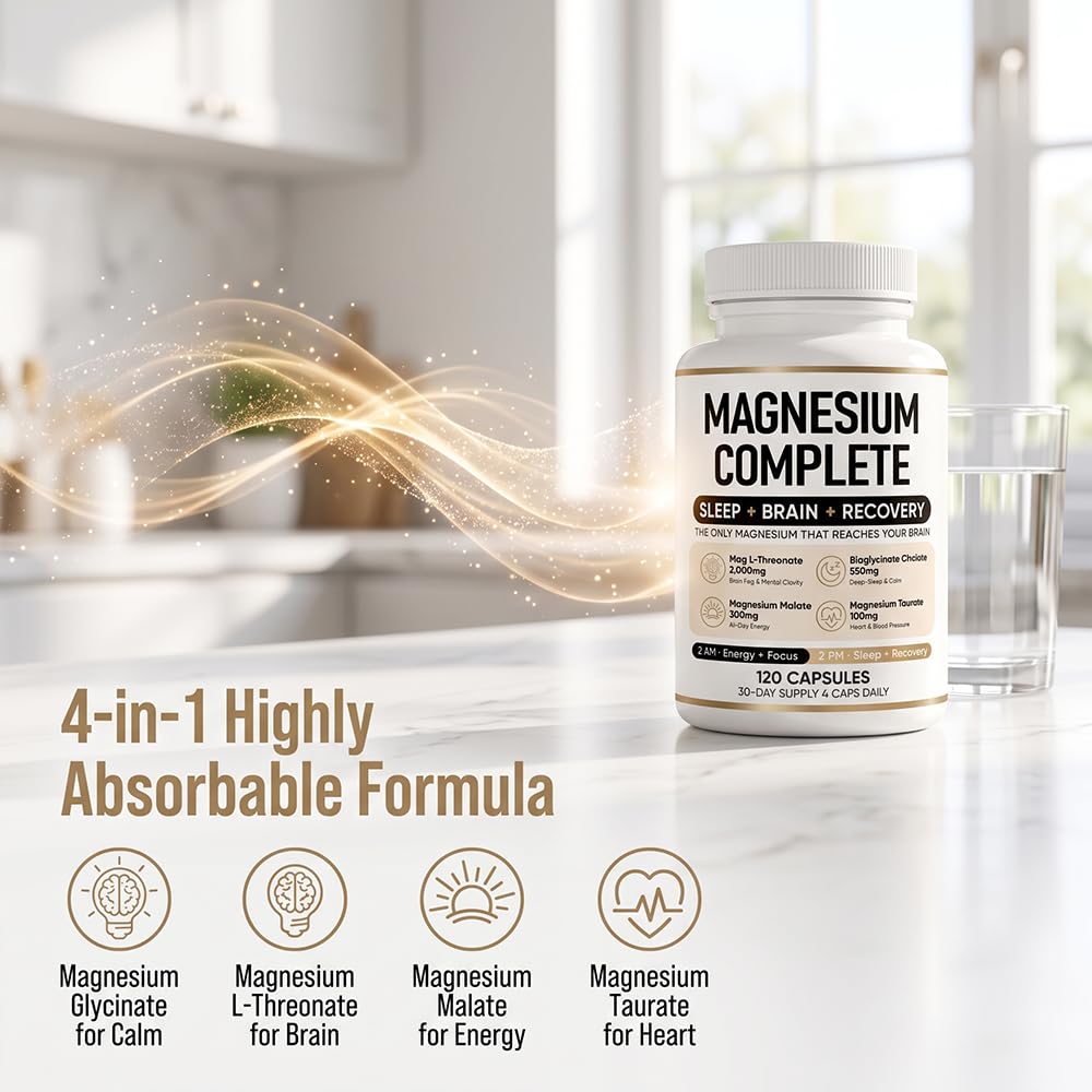 120 capsules of essential magnesium