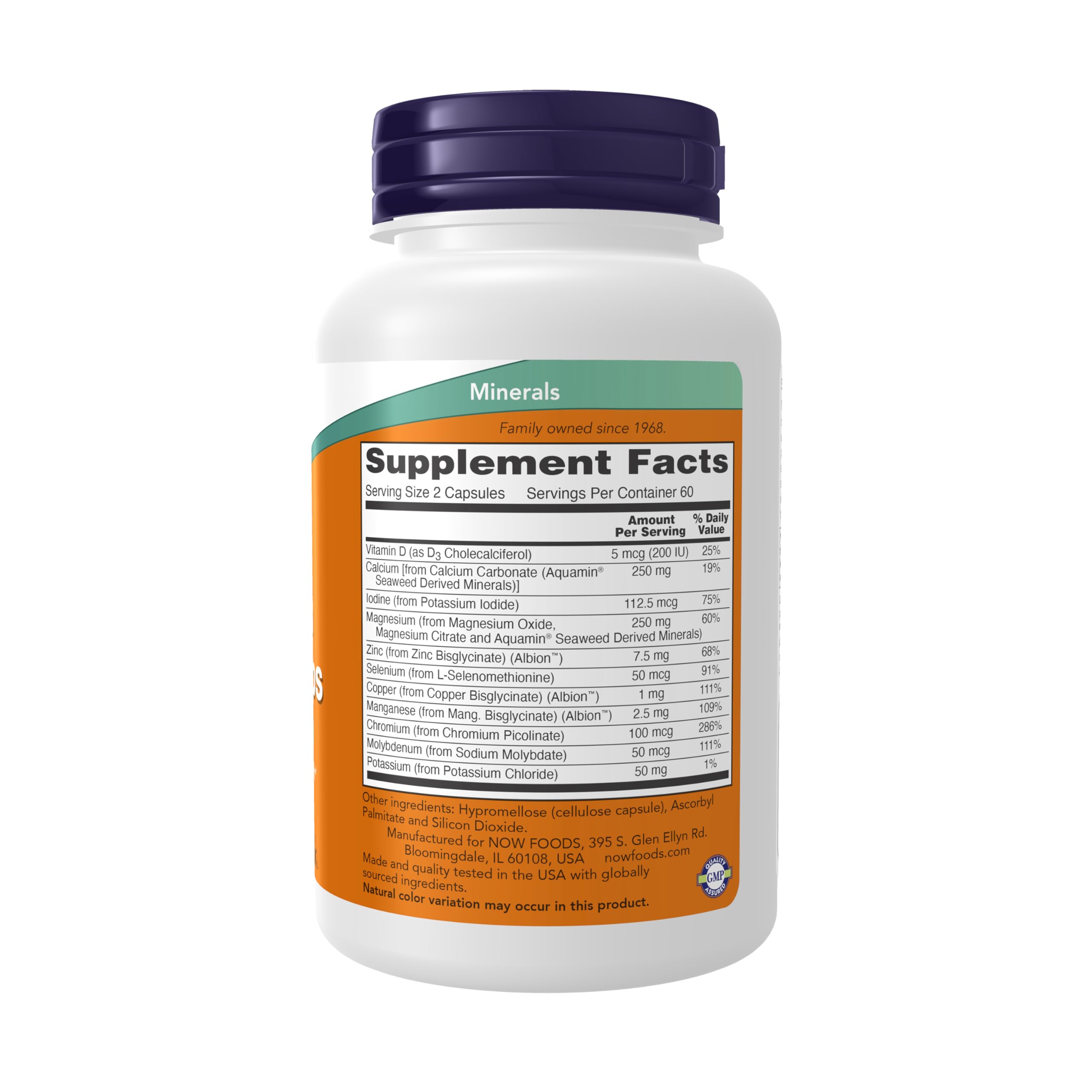 120 capsules of essential minerals