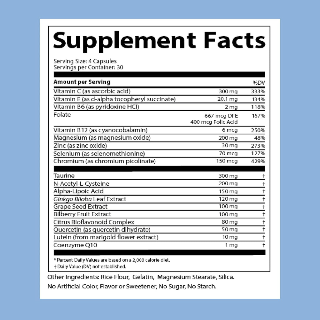 120 capsules of essential nutrients
