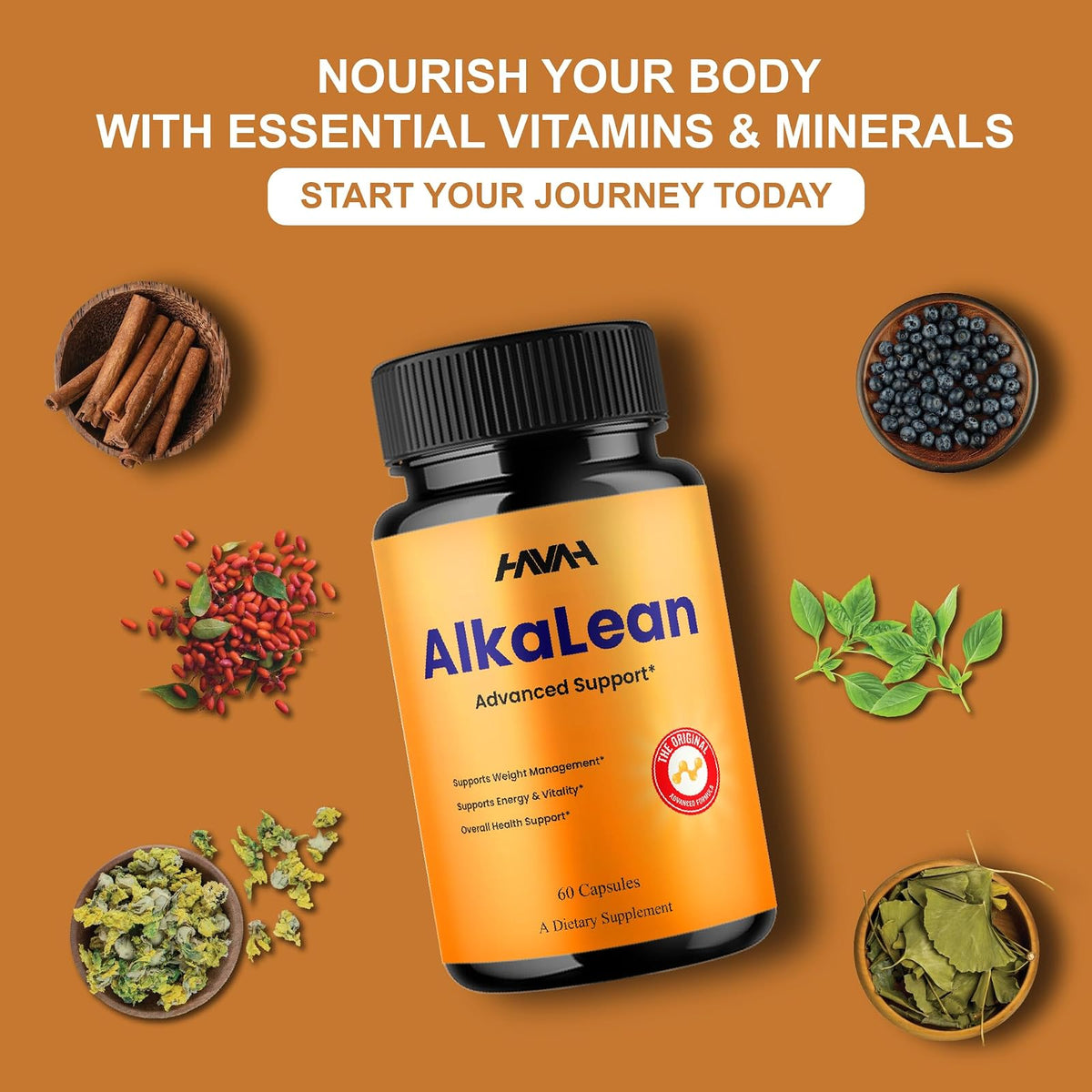 120 capsules of essential nutrients