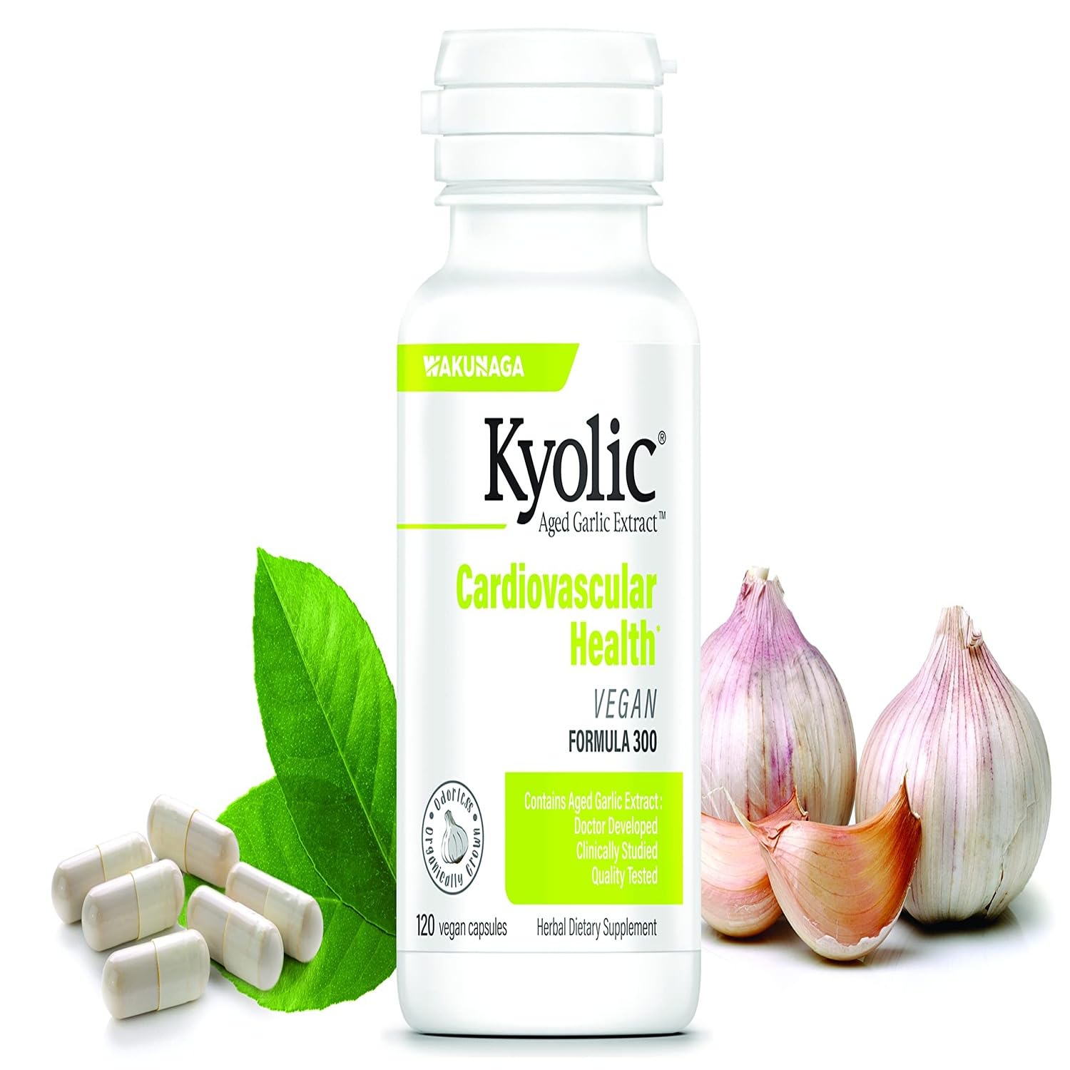 120 capsules of garlic for daily health