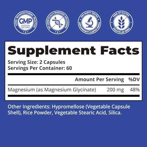120 capsules of Gentle magnesium for convenience