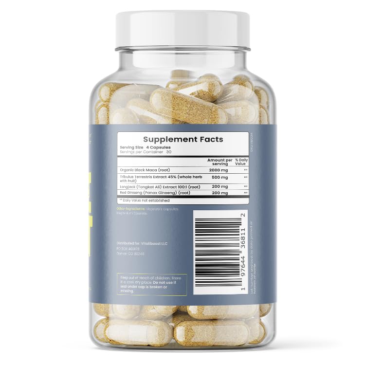 120 capsules of ginseng power