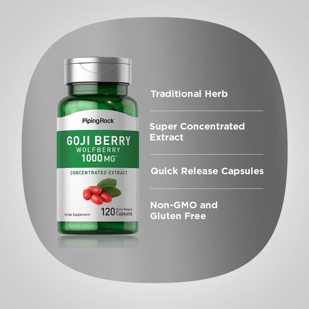 120 capsules of Goji Berry goodness