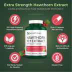 120 capsules of hawthorn extract