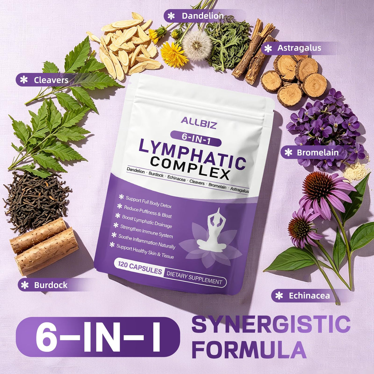 120 capsules of herbal wellness