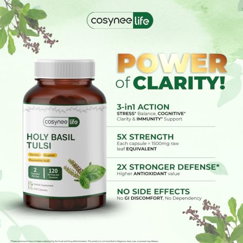 120 capsules of Holy Basil extract