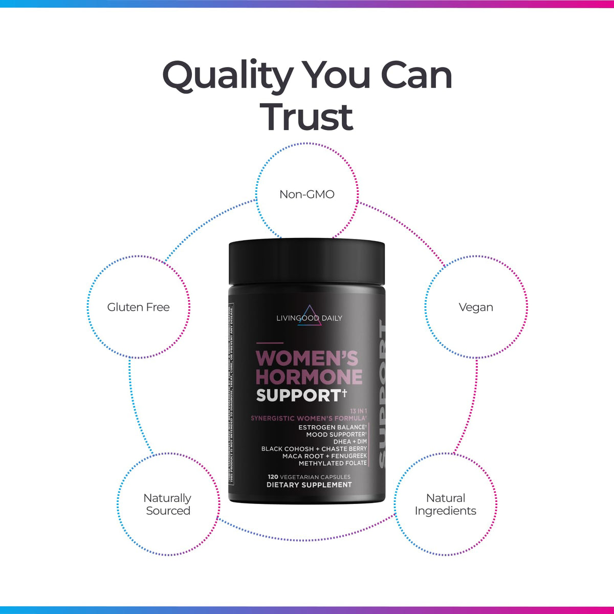 120 capsules of hormone support