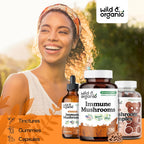 120 capsules of immune-boosting mushrooms