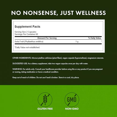 120 capsules of Indian gooseberry