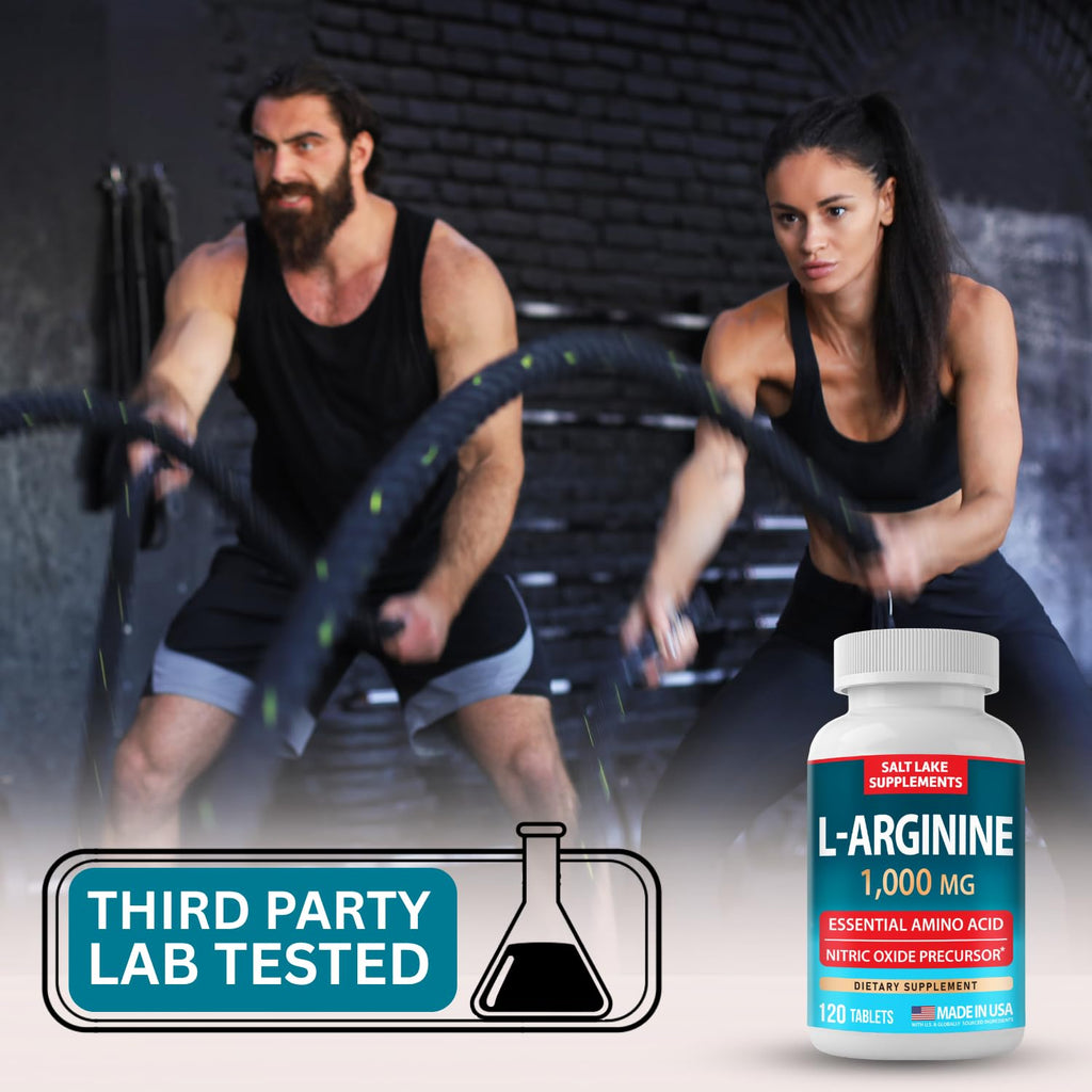 120 capsules of L Arginine supplement