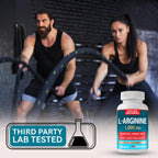 120 capsules of L Arginine supplement