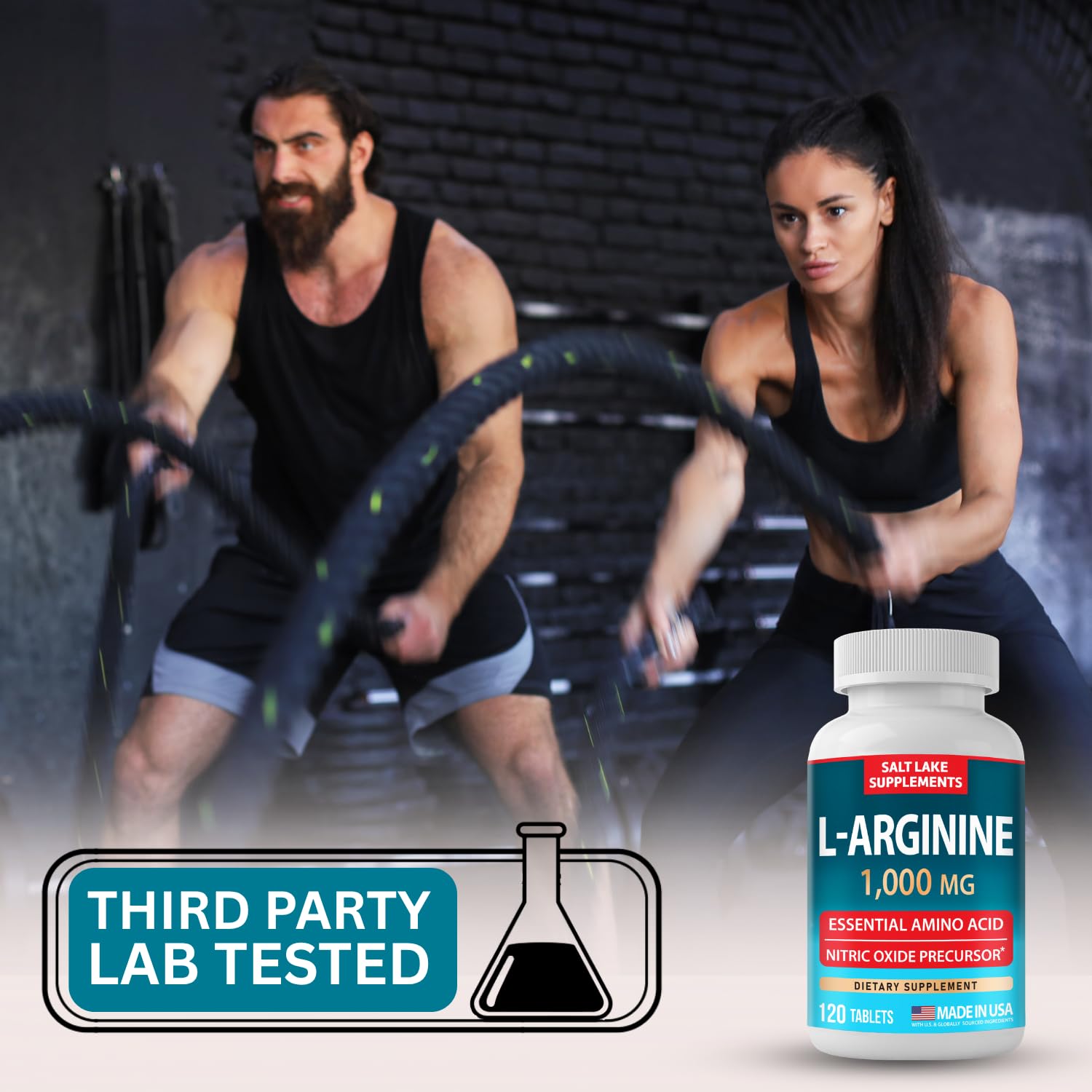 120 capsules of L Arginine supplement