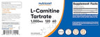 120 capsules of L-Carnitine Tartrate