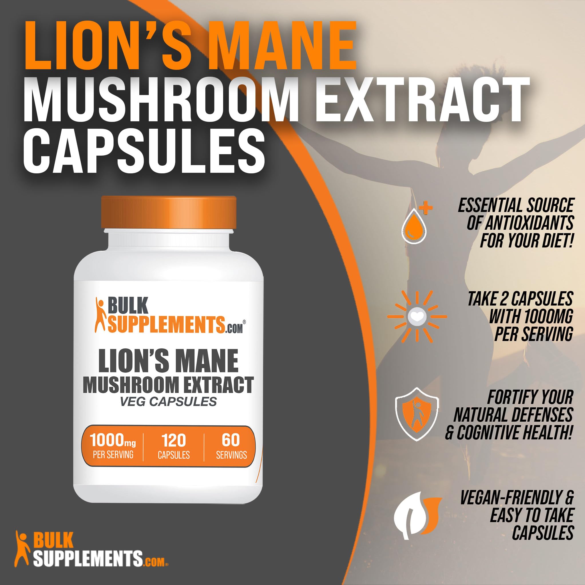120 capsules of Lion's Mane extract