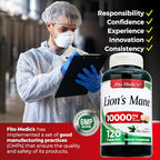 120 capsules of lion's mane goodness