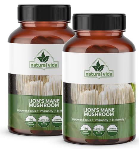 120 capsules of Lion's Mane mushrooms