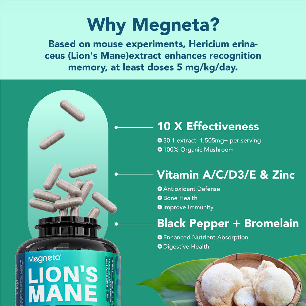 120 capsules of Lion's Mane