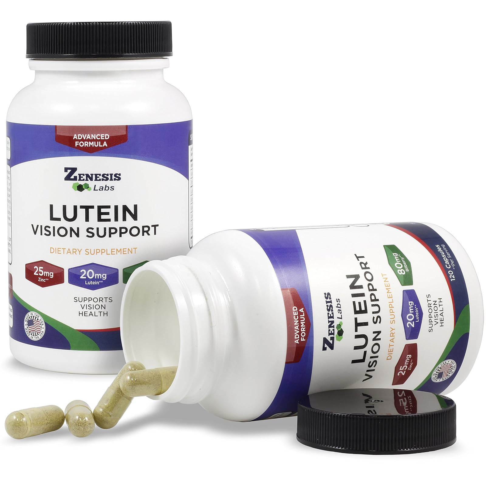 120 capsules of lutein for clarity