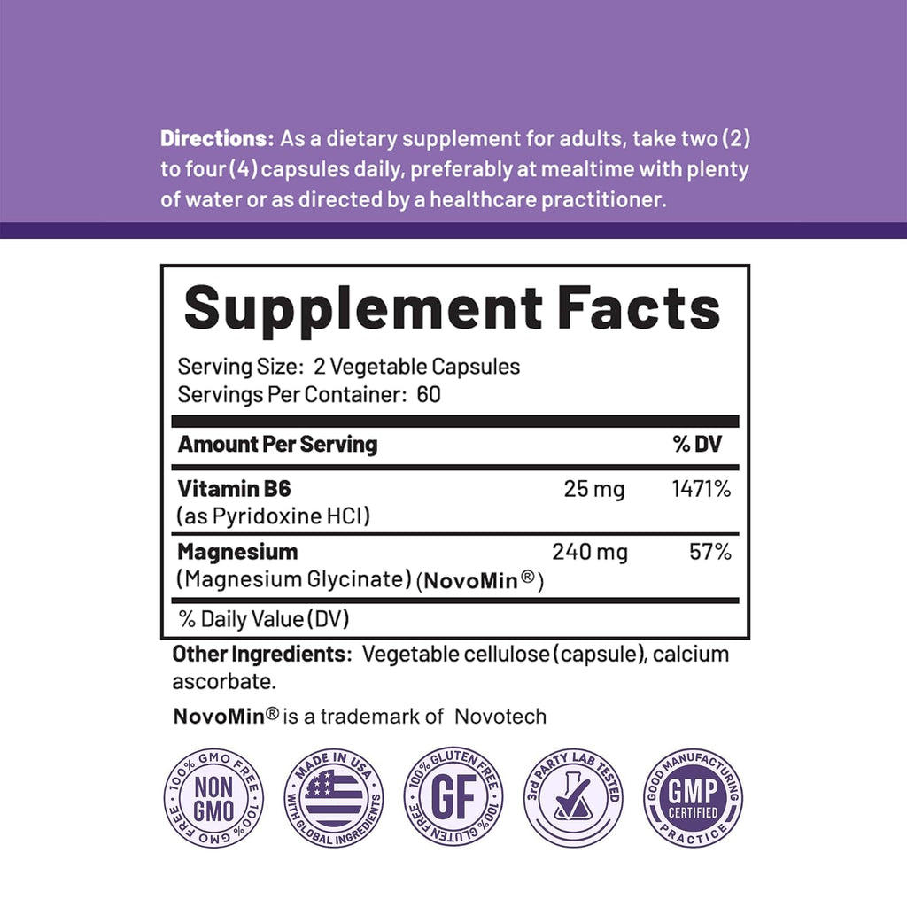 120 capsules of magnesium bisglycinate