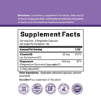 120 capsules of magnesium bisglycinate