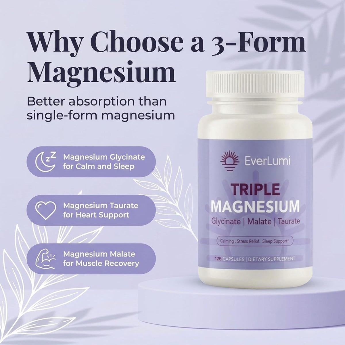 120 capsules of magnesium blend