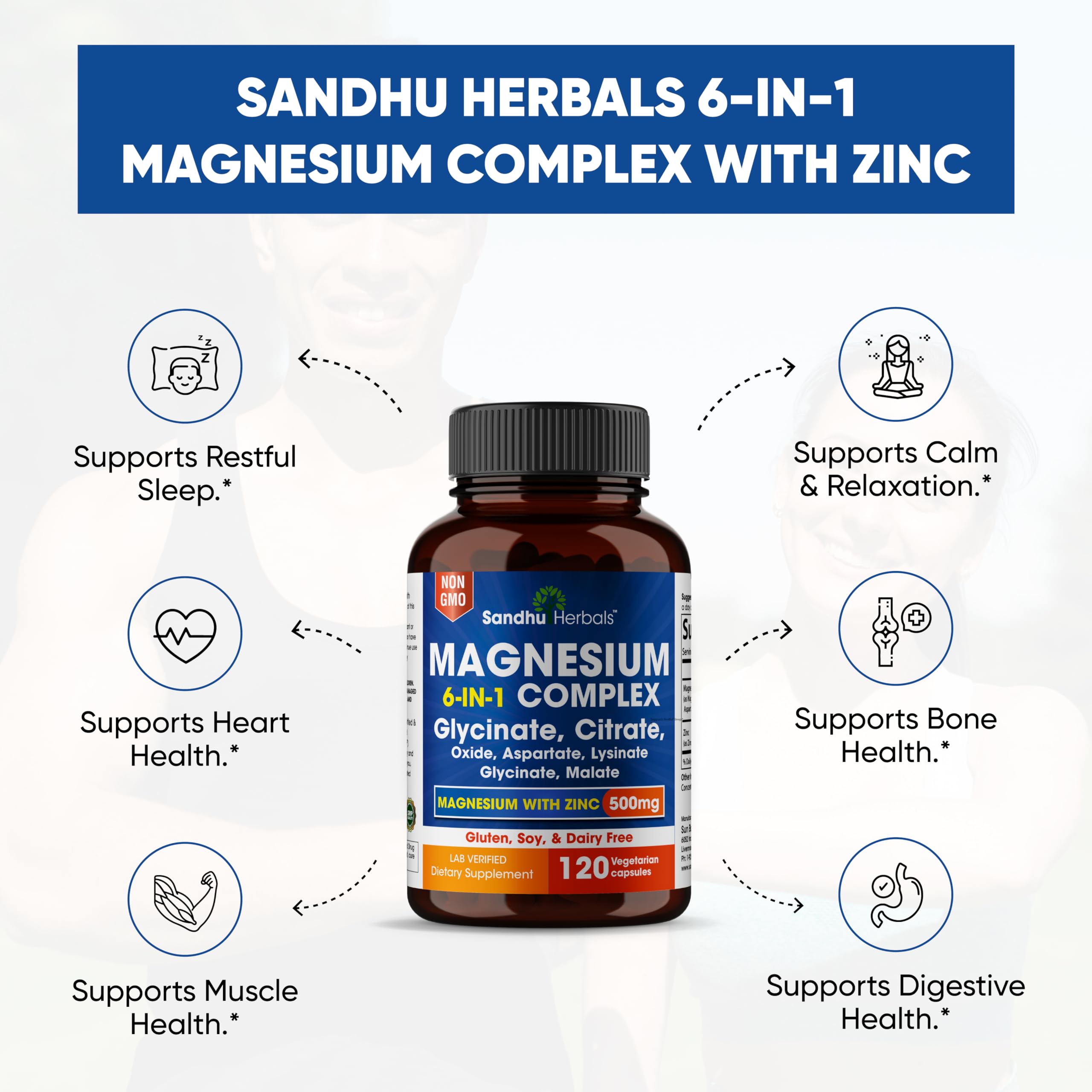 120 capsules of magnesium for convenience