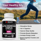 120 capsules of magnesium for wellness