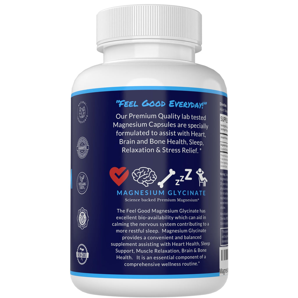 120 capsules of magnesium glycinate