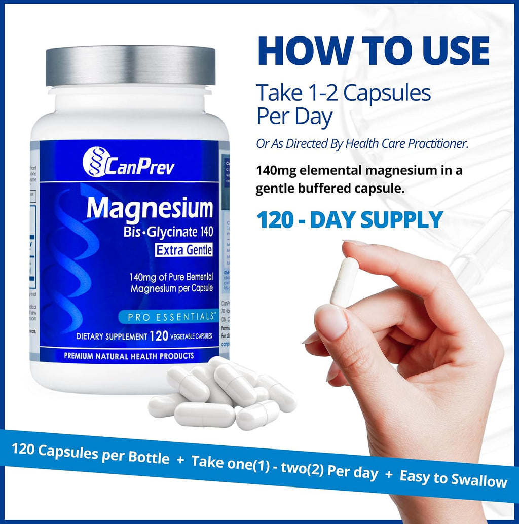 120 capsules of magnesium glycinate