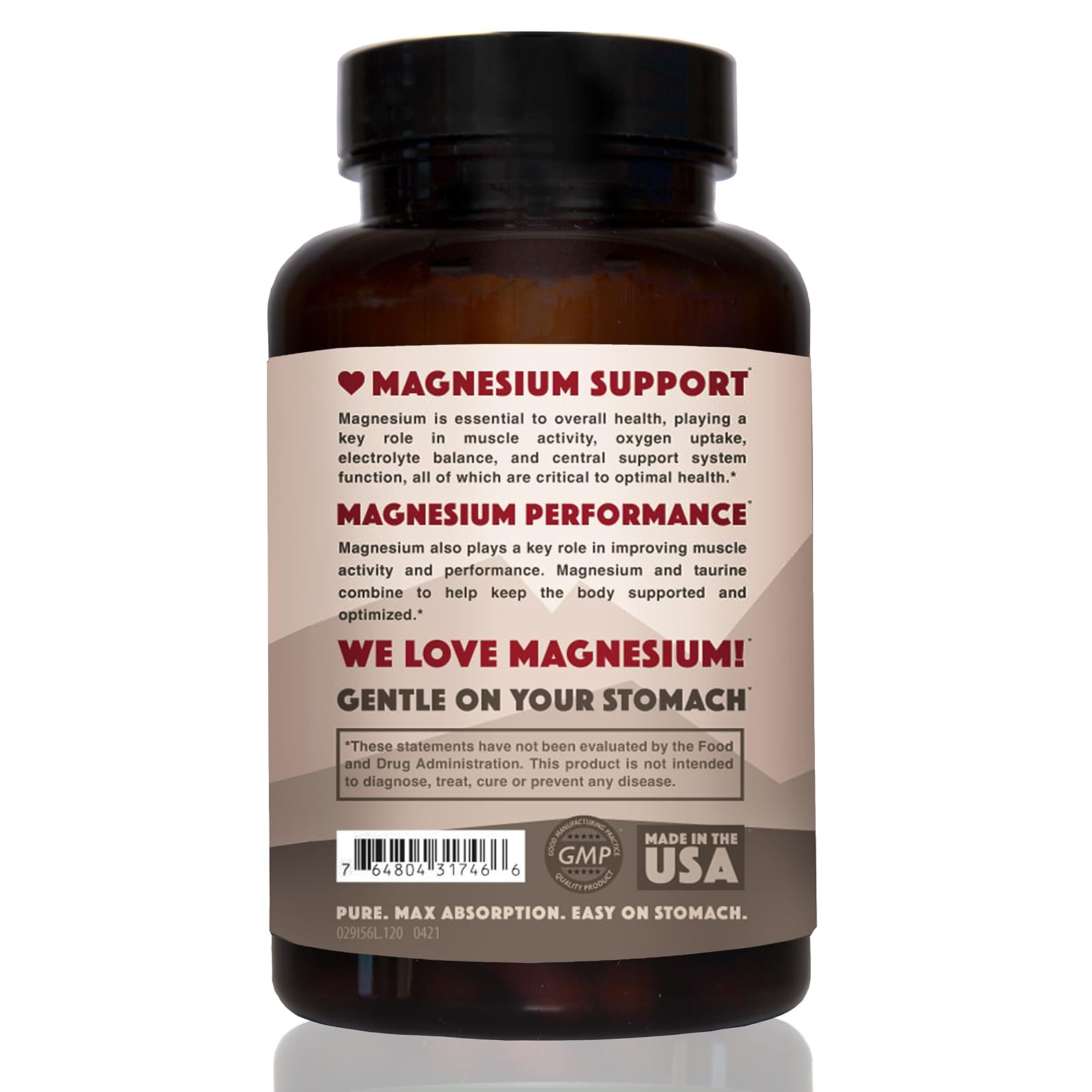 120 capsules of magnesium goodness