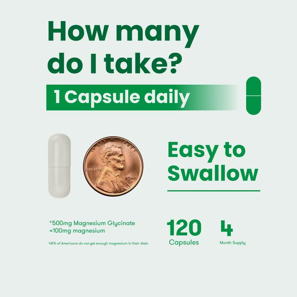 120 capsules of magnesium goodness