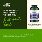 120 capsules of magnesium lactate