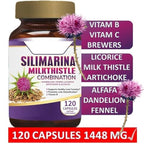120 capsules of Milk Thistle benefits