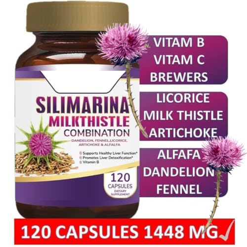 120 capsules of Milk Thistle benefits