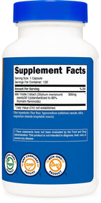 120 capsules of milk thistle for daily use