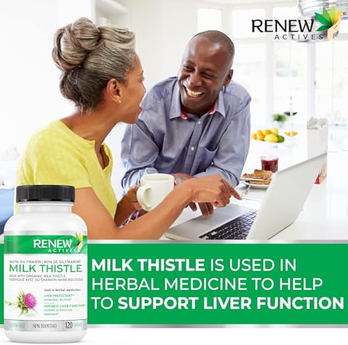 120 capsules of milk thistle