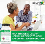 120 capsules of milk thistle