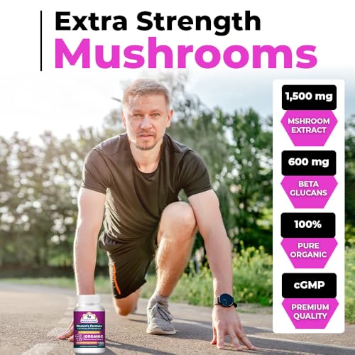 120 capsules of mushroom goodness