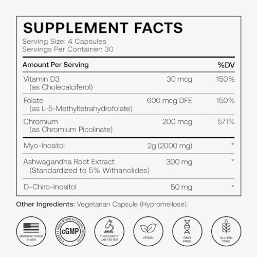 120 capsules of Myo Inositol
