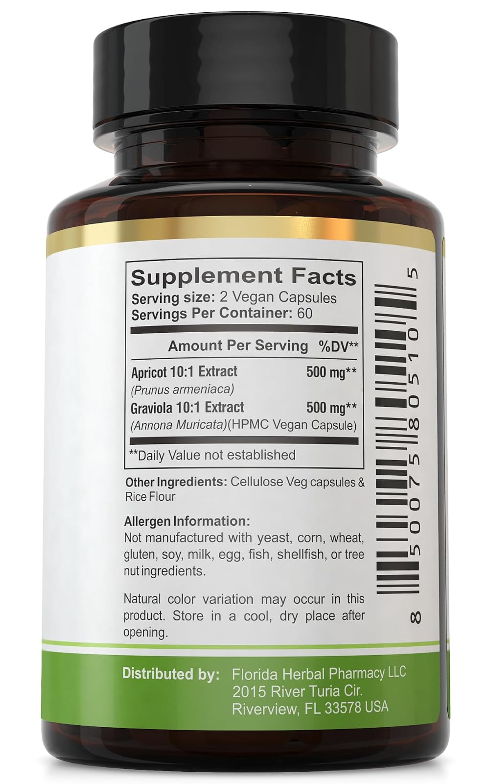 120 capsules of natural multivitamins