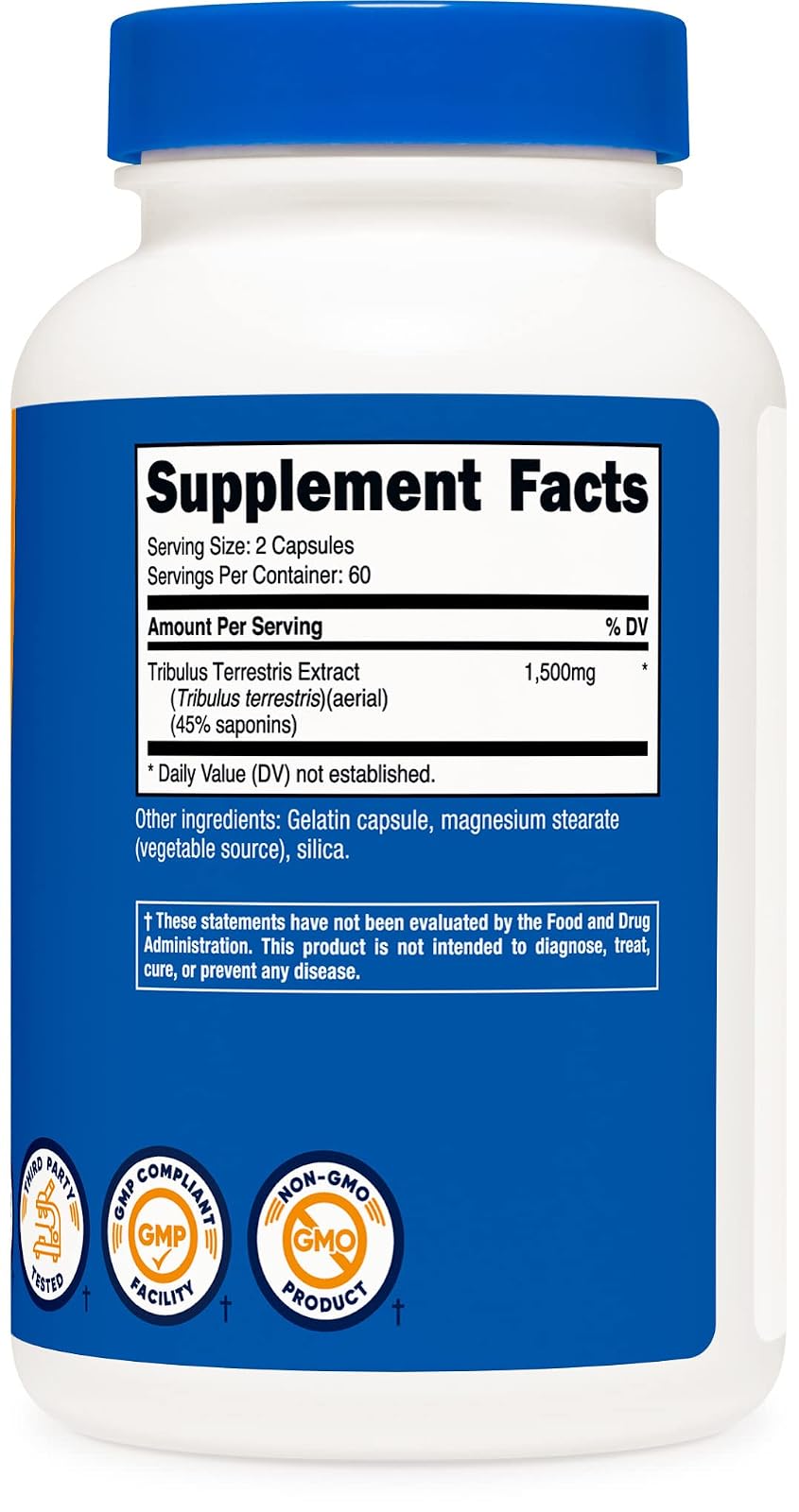 120 capsules of natural Tribulus extract