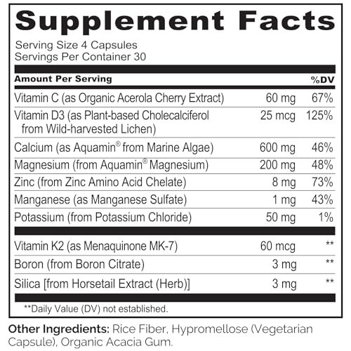 120 capsules of NATURELO calcium
